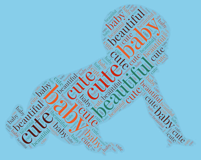 Make awesome word art, word cloud in many shapes by Kamakram | Fiverr