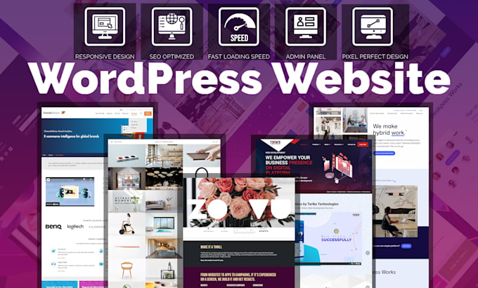 Create a stunning wordpress website by Zillall | Fiverr