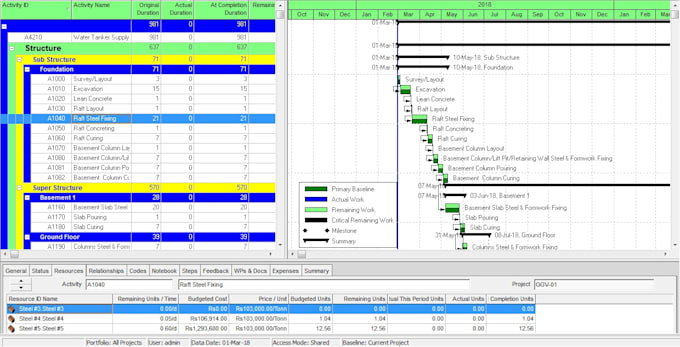 Schedule projects on primavera p6 and create interactive reports on ms ...
