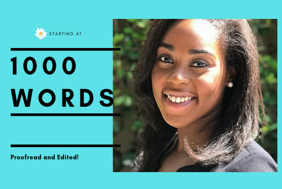 Proofread and edit 1000 words by Shikatamaklo | Fiverr Proofread and edit 1000 words by Shikatamaklo | Fiverr