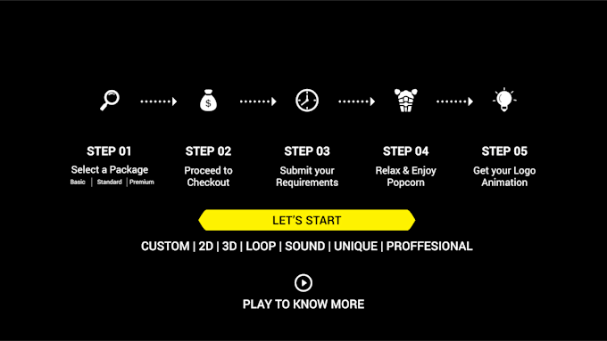 Create the best custom logo animation by Zarifezio22 | Fiverr