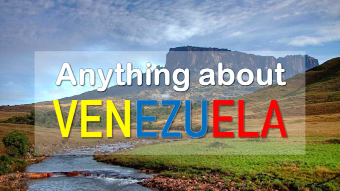 Answer any questions about venezuela by Schroxie | Fiverr