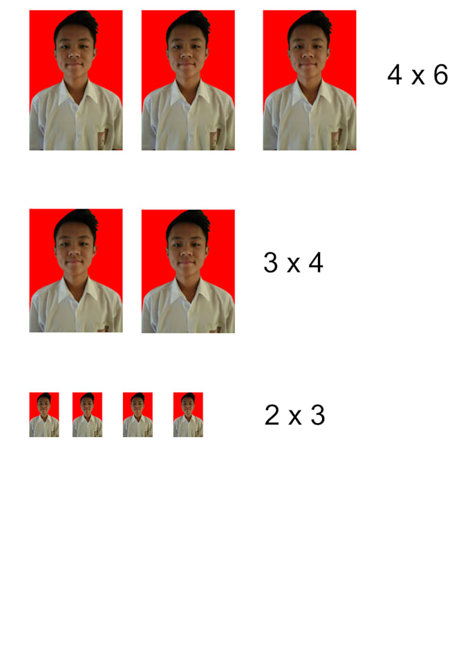 Make Pas Photo 2x3 3x4 And 4x6 By Hafiejuan Fiverr