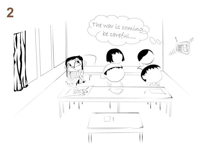 Draw cartoon as your storyline by Rakibul_71 | Fiverr