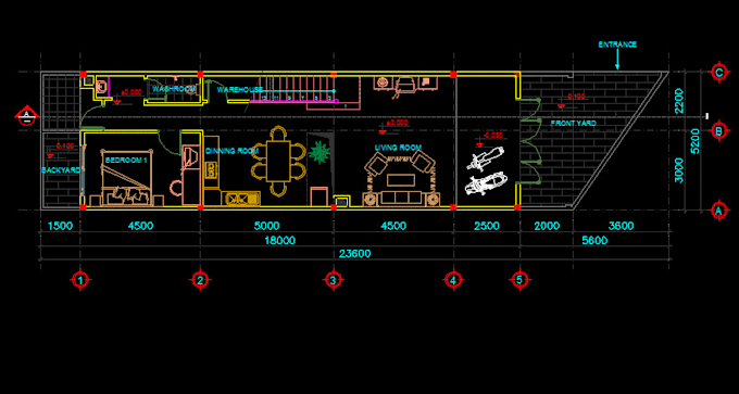 Design and redraw your 2d home drawings by autocad by Phamthaiblog | Fiverr