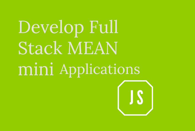 Create web application using mean stack by Sahab_ji | Fiverr