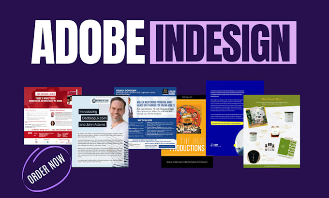 Work on adobe indesign projects by Aktor_pro | Fiverr