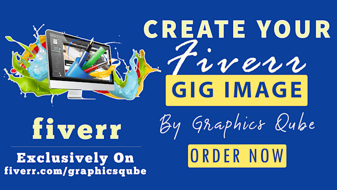 Design a professional fiverr gig cover photo by Graphicsqube | Fiverr