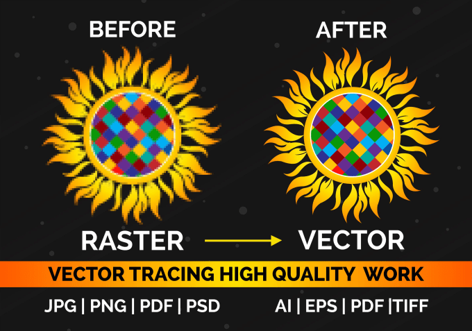 Redraw vector tracing, raster to vector image or vector logo by ... Redraw vector tracing, raster to vector image or vector logo by ...