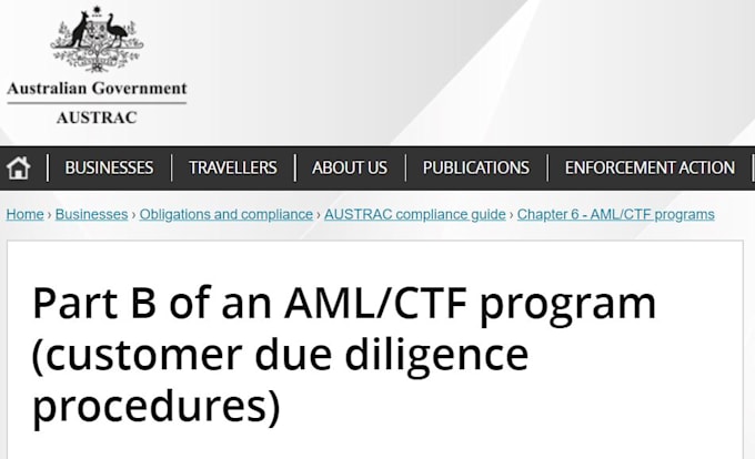 Write australian kyc customer onboarding templates by Scottwilliamson ...