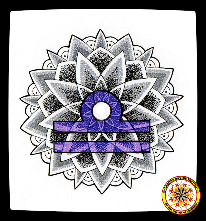 Here is an example geometry combined with the libra symbol by ...