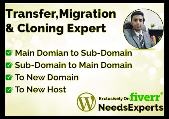 Migrate,transfer, move or clone wordpress website by Needsexperts | Fiverr Migrate,transfer, move or clone wordpress website by Needsexperts | Fiverr