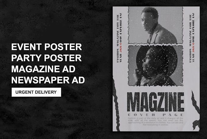 Design stunning event and party, magazine or newspaper ad by Mateen0950 ...