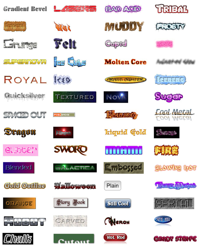 Create a cool looking 2d text by Tool100 | Fiverr