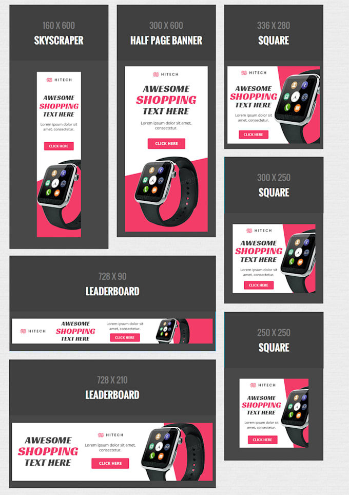 Design creative animated html 5 banner by Ahsanshah647 | Fiverr