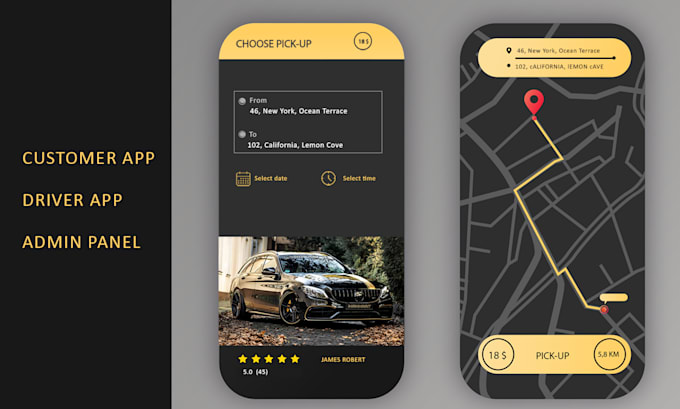 Develop logistics app with admin panel and driver app by Osamamostafa14 ...