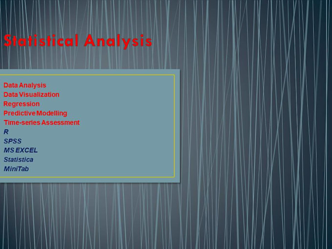 Do statistical analysis with r and spss by Ruhalm | Fiverr