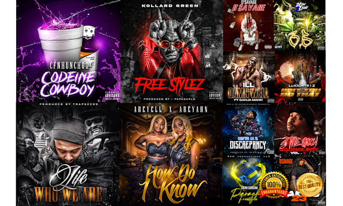 Design unique album cover and mixtape cover design by Crystalgfx | Fiverr