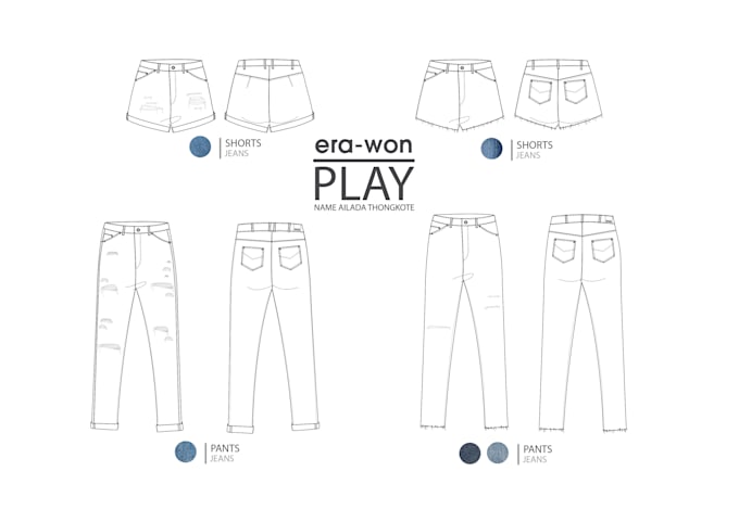 Flat patterns for clothing design and create new ideas by Ailaflower ...