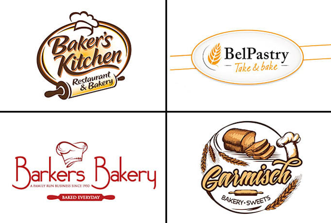Design attractive bakery, sweets or cupcake logo by Kristen_logos | Fiverr