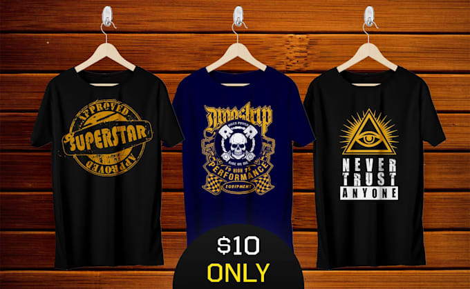 Make high quality t shirt and merch designs by Em_studios | Fiverr