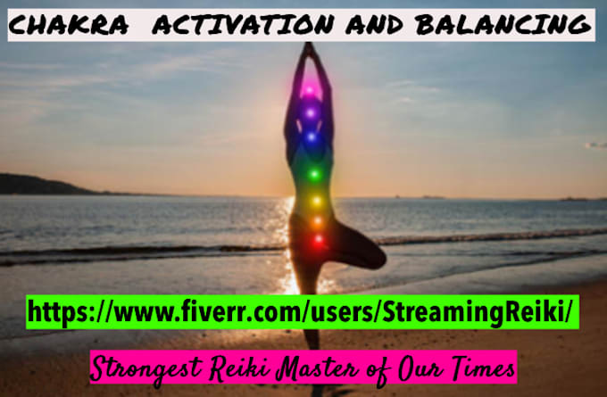 Remove energy blocks and balance your chakras by Streamingreiki | Fiverr