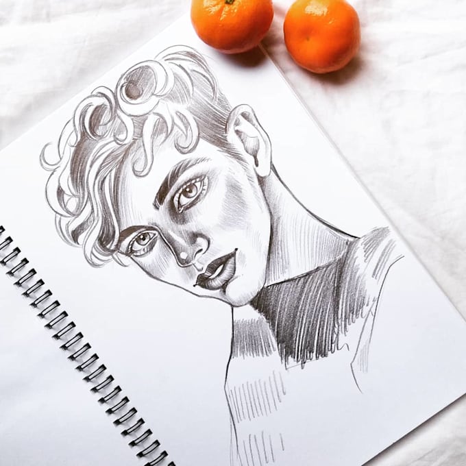 Sketch Portrait With Pencil By Antonfathoni Fiverr