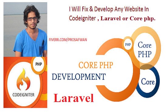Develop and fix website in codeigniter 3 or 4 and core php by Prosafwan ... Develop and fix website in codeigniter 3 or 4 and core php by Prosafwan ...