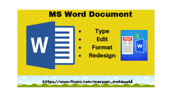 Professionally format, modify and redesign ms word documents by Maryam ...