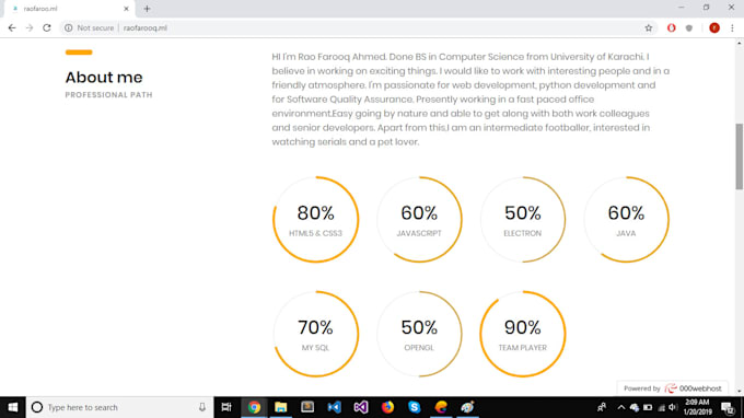 Design web pages using html and css by Raofarooq93 | Fiverr