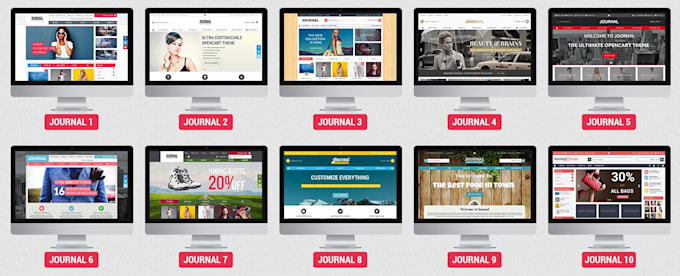 Customize opencart journal theme and provide by Shubham5051 | Fiverr