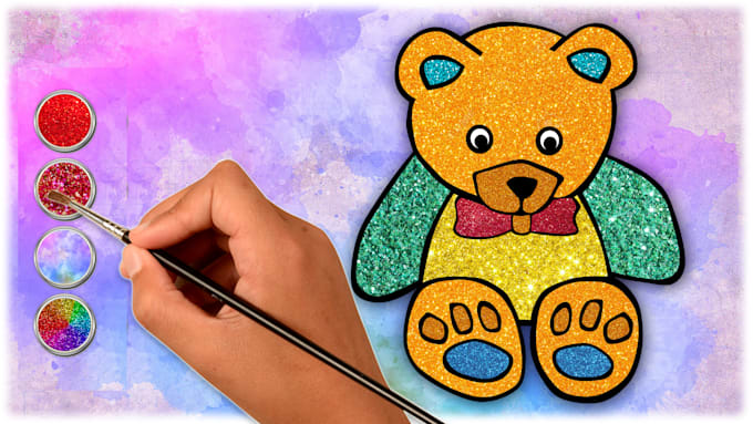 Create kids coloring pages drawing videos for your youtube channel by ...