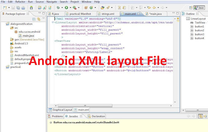 Design a responsive xml layout for android by Zeshirokx | Fiverr