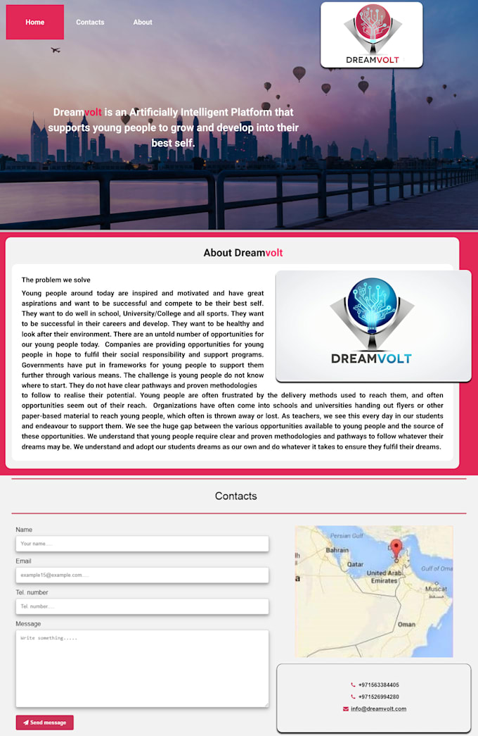 Convert psd design into a html, css , javascript file by Profyasso9 ...