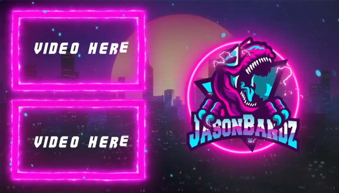 Design animated outro video, ending screen for kick youtube twitch by ...