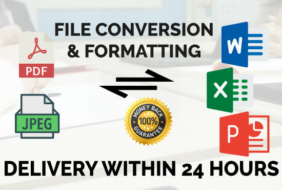 Convert and format pdf or scanned image to ms word document, excel or ppt by Alisyed14 | Fiverr