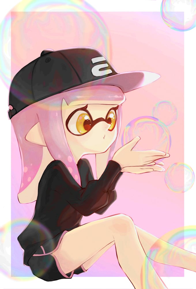 Draw your splatoon oc inkling octoling and more by Lichika | Fiverr