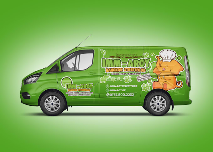 Do professional vehicle wrap design by Shafia_begum | Fiverr