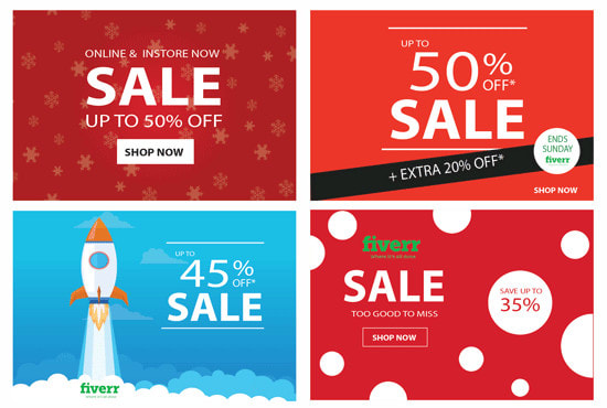 Design high professional animated gif banner ads by Asifdginer | Fiverr