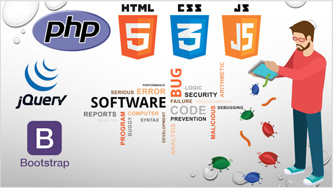 Fix any bug from php, javascript, css, html by Malihajaved | Fiverr