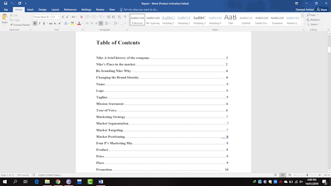 Type Format And Reformat Document In Word Excel By Daneyalarshad Fiverr