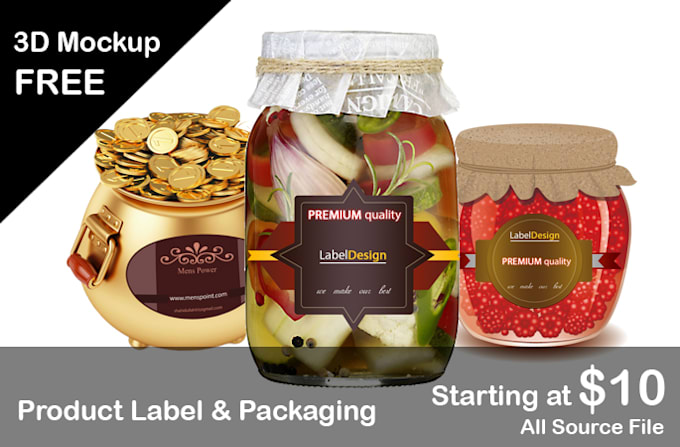 Design premium product label and packaging by Shahidullah93 | Fiverr