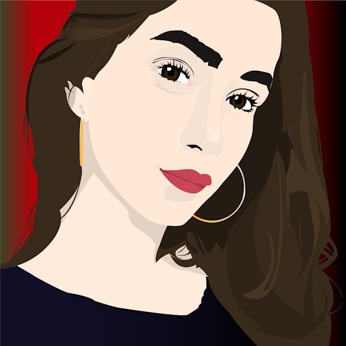 Turn your image into vector cartoon by Hamycreations | Fiverr