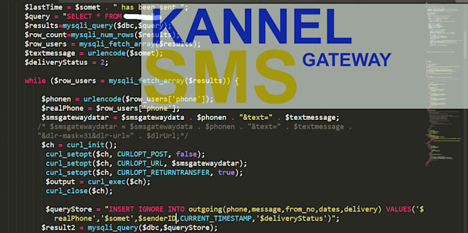 Install and configure kannel sms gateway for you by Yeroobiraa | Fiverr