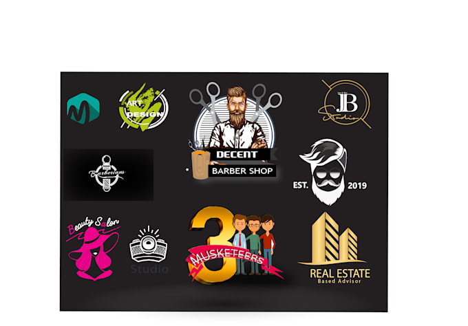 Design professional and creative logo for you by Da_3_musketeers | Fiverr