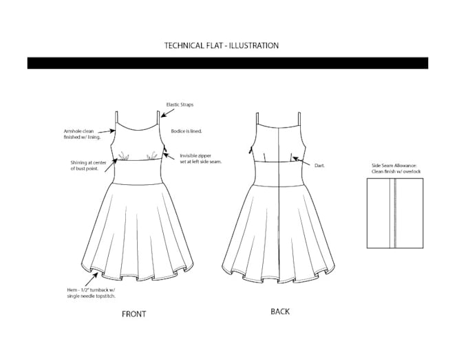 Create technical flats and tech packs for your designs by Turlington ...