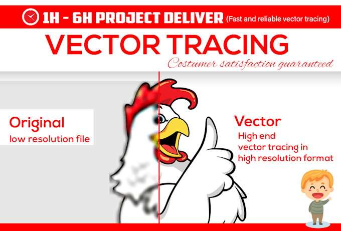 Trace your raster image to stunning vector logo in 1 to 6h by ...