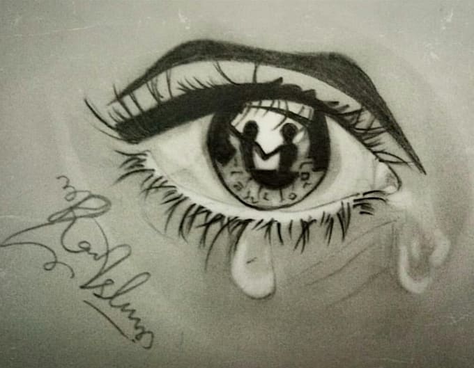 Draw a realistic pencil sketch by Namra_books | Fiverr