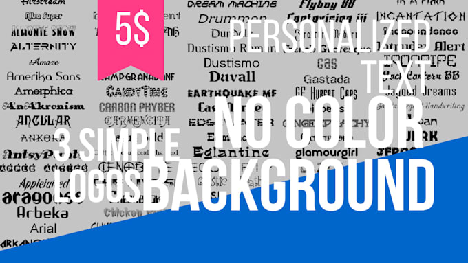 Do 3 simple no background color logo by Bondo_ | Fiverr