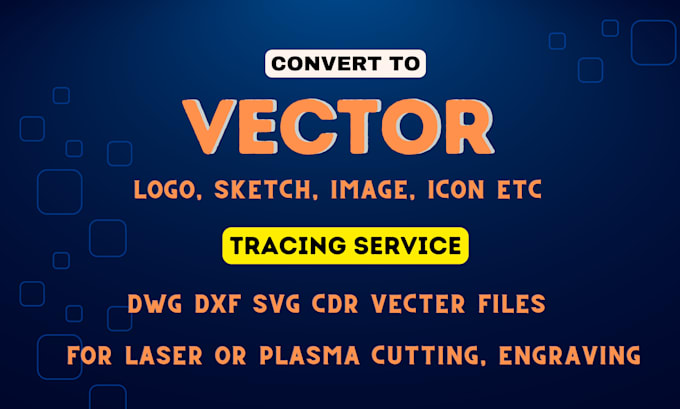 Create or trace vectors for laser cutting, laser engraving by Lekhsoni ...